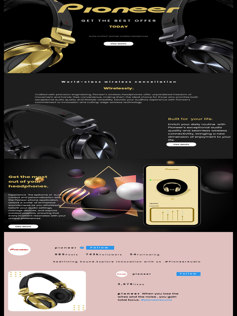 Email Concept Design | PDF | Headphones | Sound