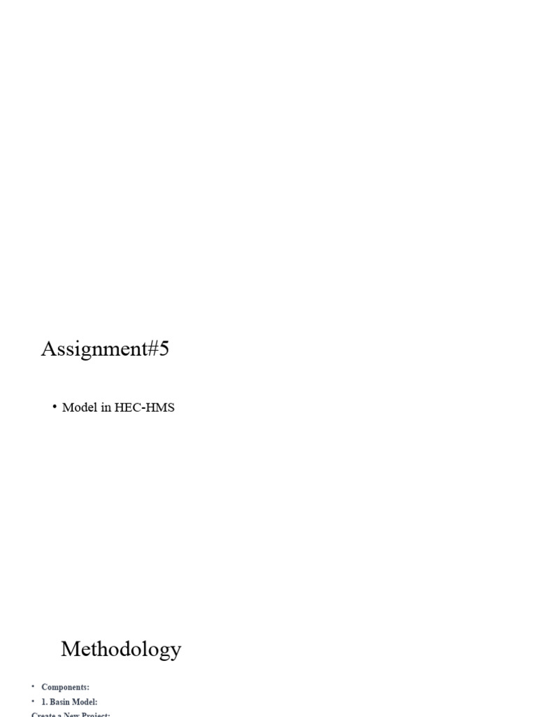 Hec Hms | PDF | Drainage Basin | Simulation