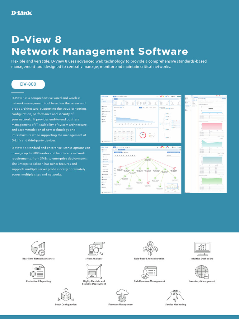D-View 8 Datasheet v2.03 (WW) | PDF | Computer Network | Scalability