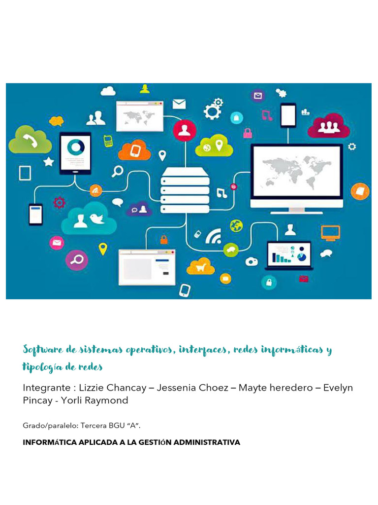 Exposición informática informe | Descargar gratis PDF | Red de computadoras | Sistema operativo