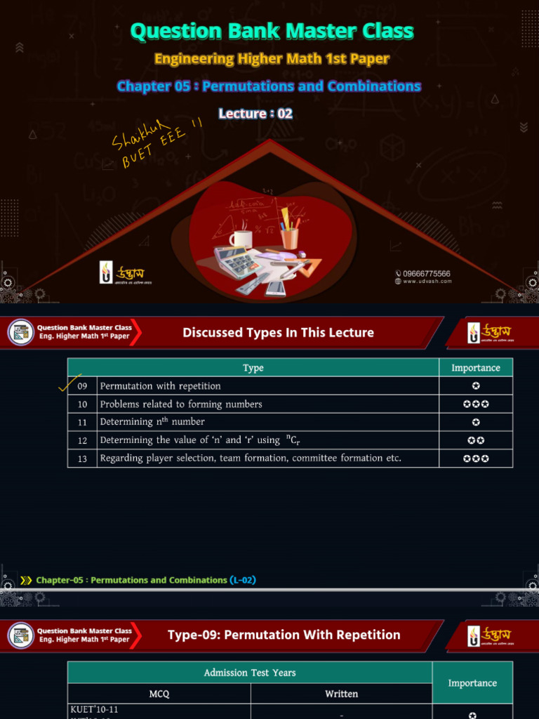 Permutation Combination 2 Pdf