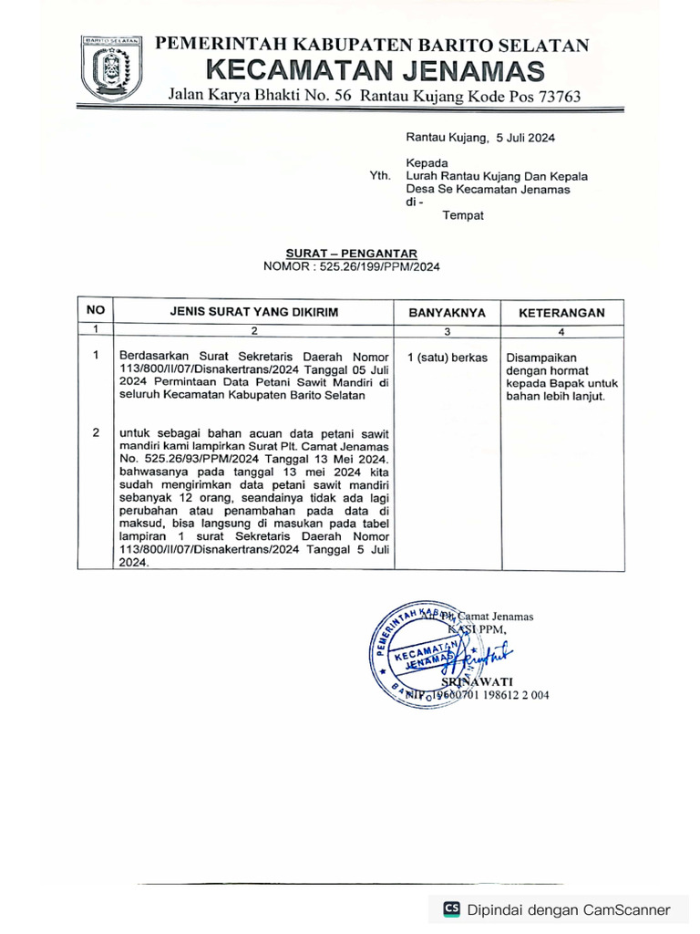 Permintaan Data Petani Sawit Mandiri | PDF Permintaan Data Petani Sawit Mandiri | PDF