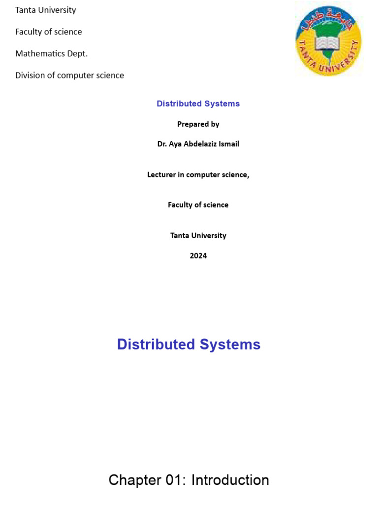 Slides 01-I | PDF | Peer To Peer | Distributed Computing