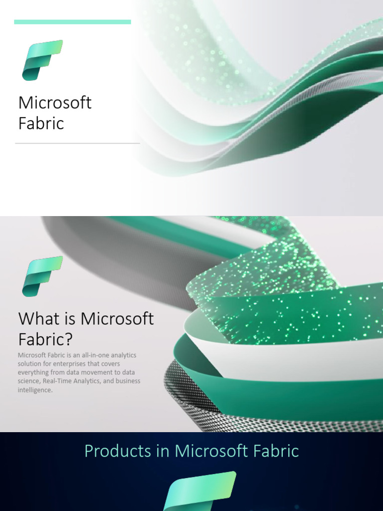 Overview of Microsoft Fabric Solutions | PDF