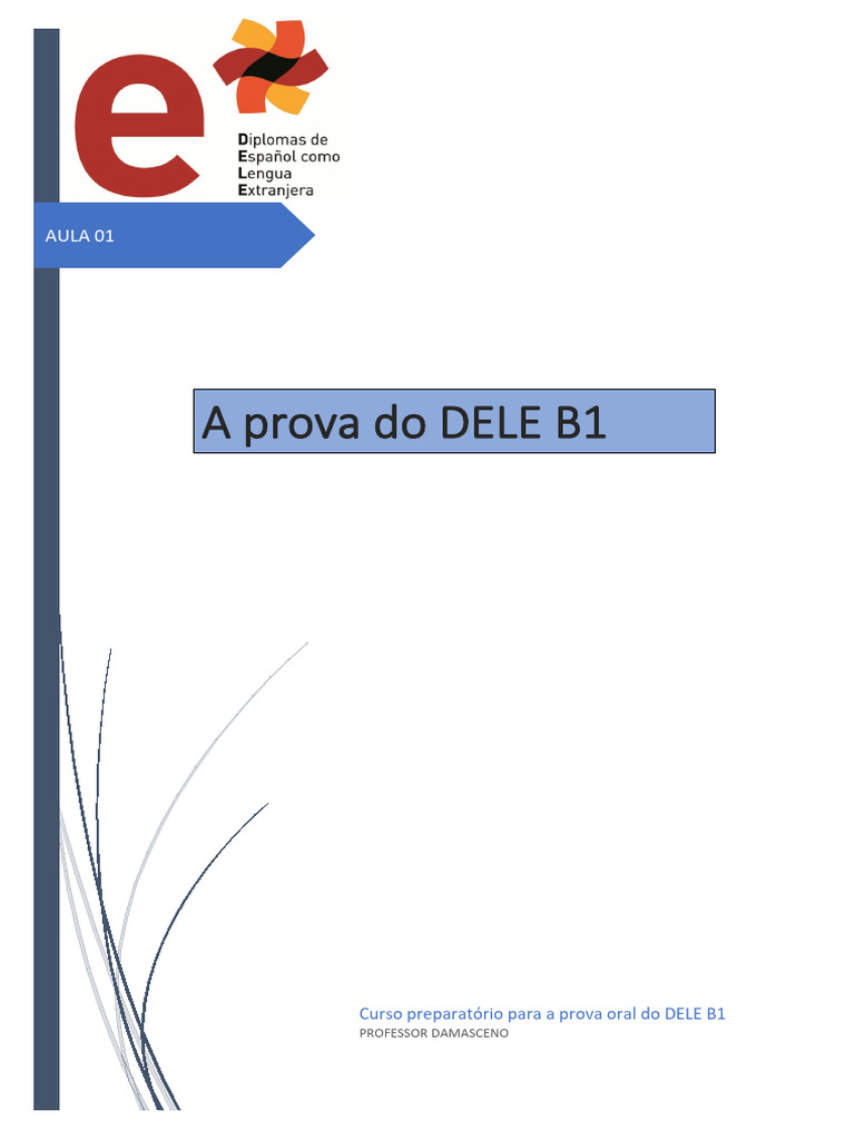 Preparação para a Prova DELE B1 | PDF | Comunicação humana