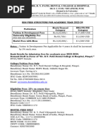 MBBS Fee Structure For Academic Year 2024 25UPDATED | PDF