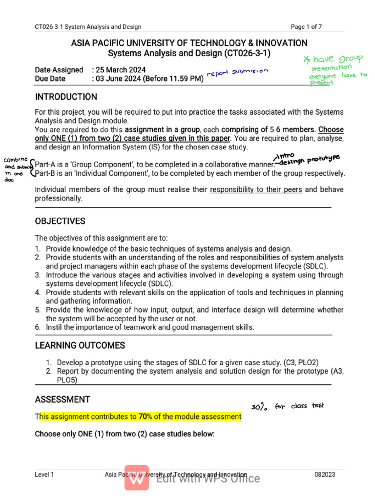 Assignment Question - SAAD | PDF