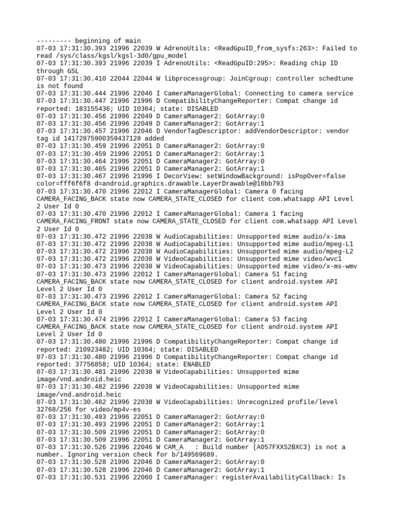 Log Cat 1720002690366 | PDF | Software Engineering | Computer Programming