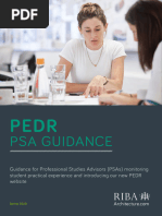 PEDR Student guidance with FAQs for 2025 approved | PDF | Architect | Employment