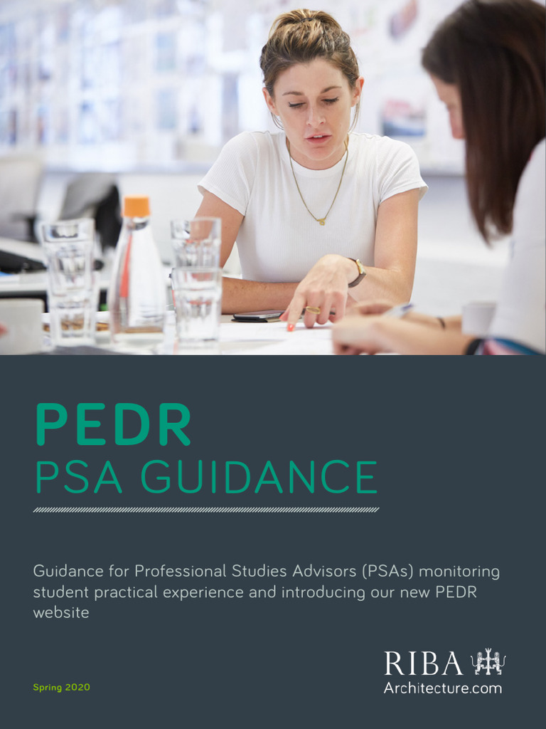 RIBA PEDR PSA Guidance | PDF | Architect | Employment