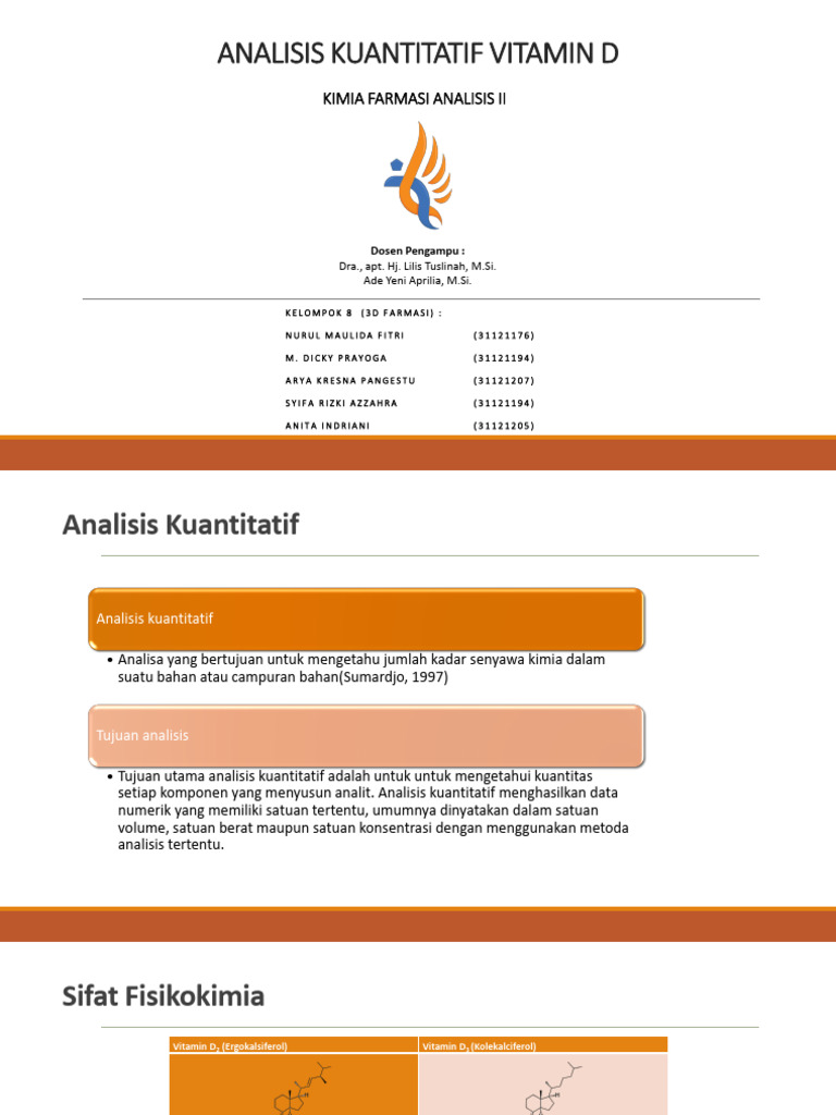 Analisis Vitamin Kel 8 Kfa Ii | PDF | Kesehatan Holistik | Teknologi & Rekayasa