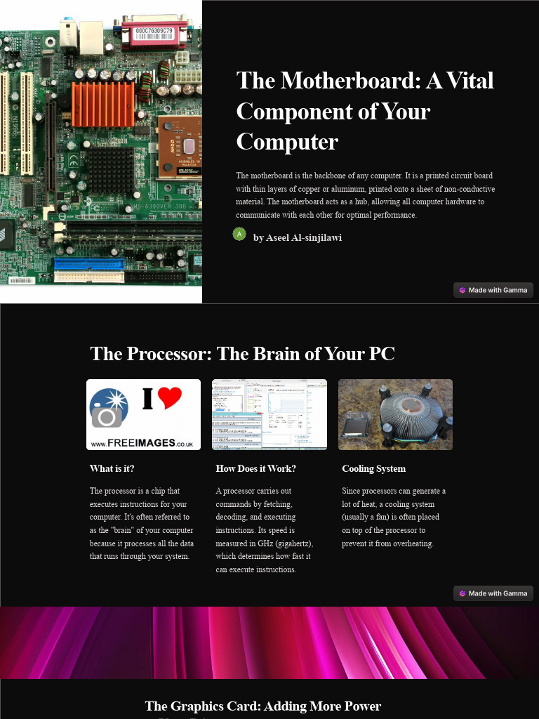 The-Motherboard-A-Vital-Component-of-Your-Computer | Download Free PDF | Random Access Memory ...