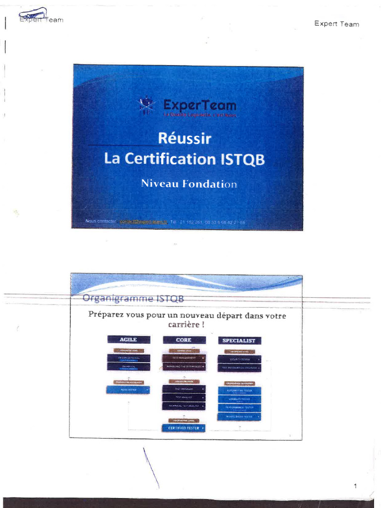 Istqb Documentationcomplete Part1sur2 | PDF