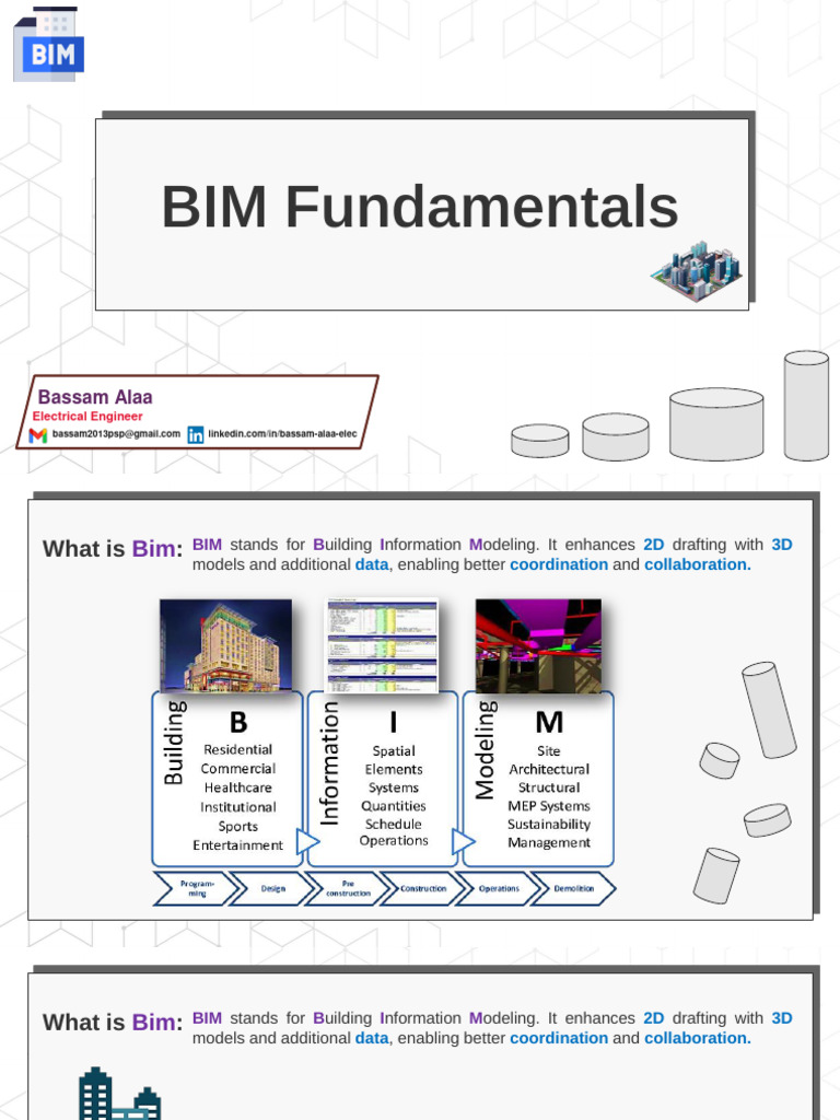 BIM Fundamentals Slides | PDF | Building Information Modeling | Life ...