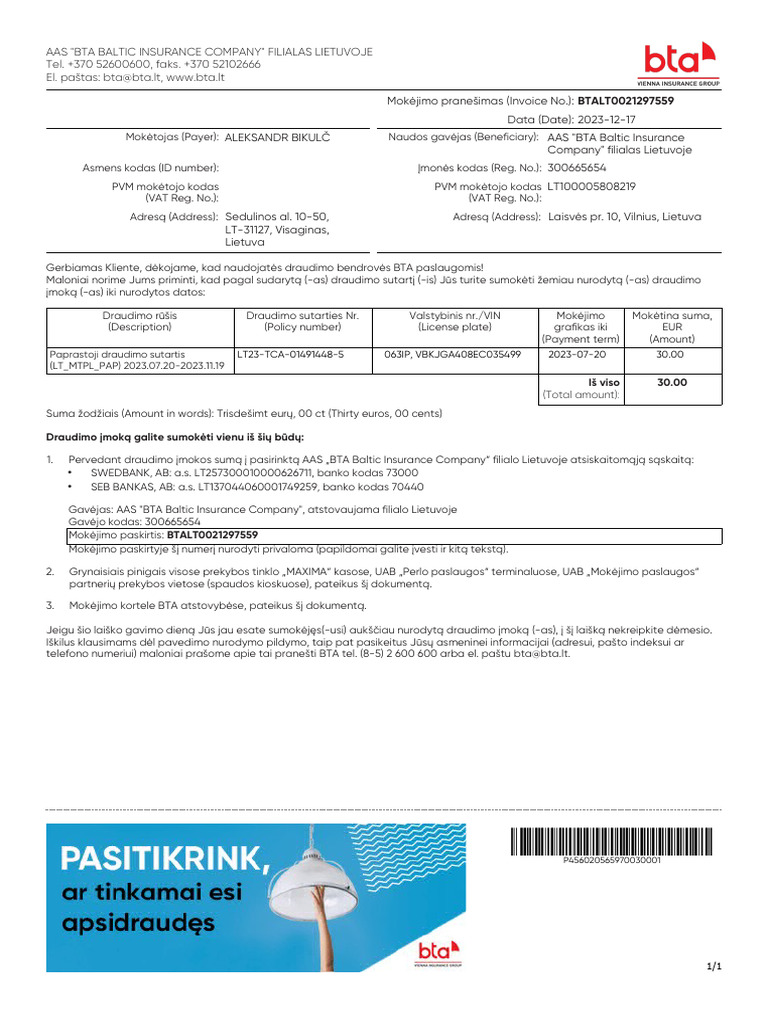 Lt23-Tca-01491448-5 Printout Inv 17028328068706 | PDF