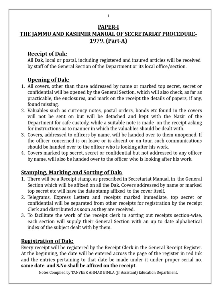 Safc Paper 1 Notes by TK | PDF | Probation | Employment