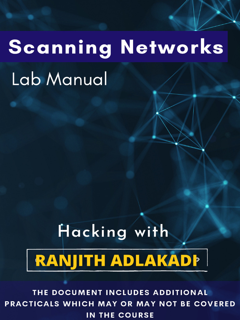3 Scanning - Networks - LabManual | PDF | Image Scanner | Network Protocols