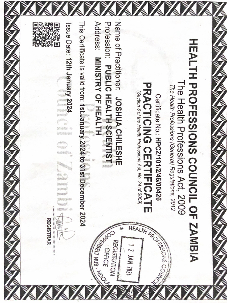 2024 Practicing License | PDF