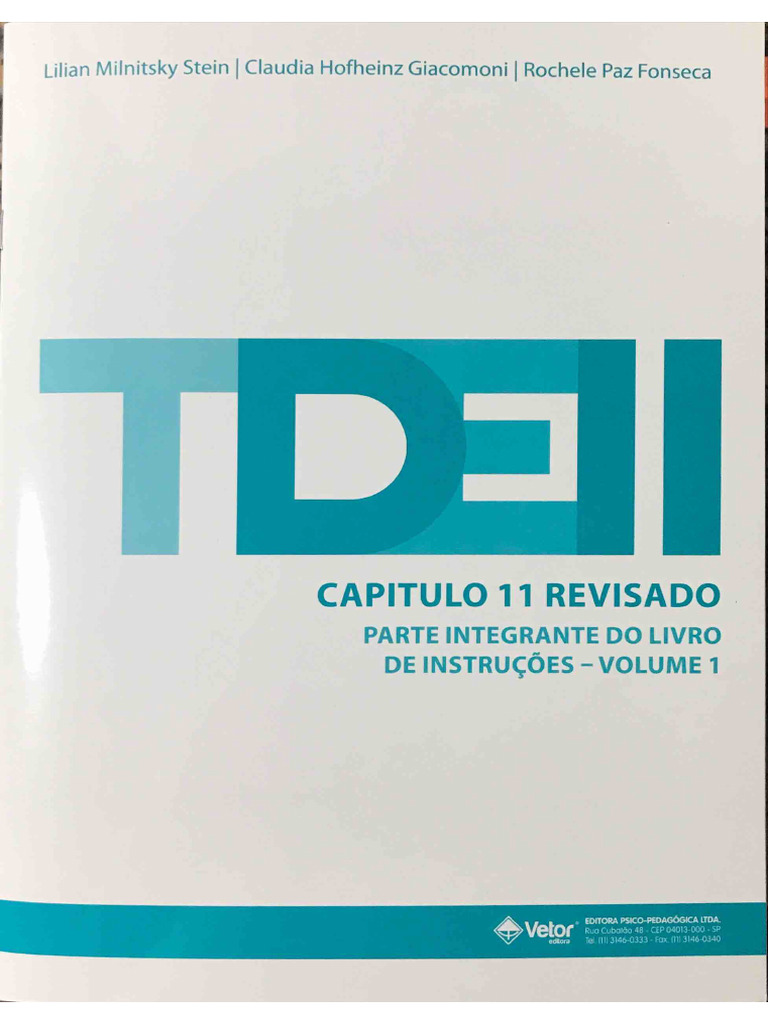 TDE II - capítulo 11 (REVISADO) | PDF