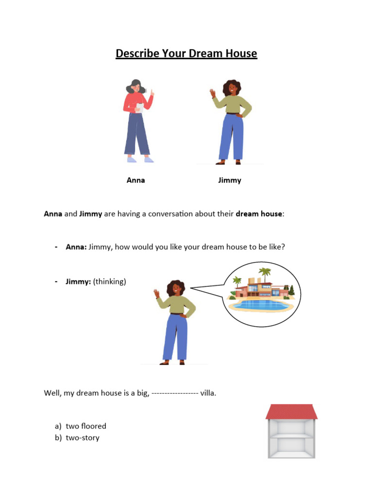 Describe Your Dream House | PDF | Games & Activities | Home & Garden