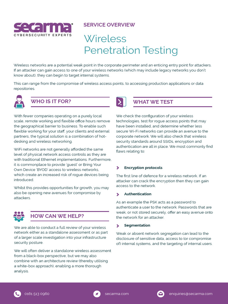 Wireless Penetration Testing | PDF | Computer Network | Wi Fi