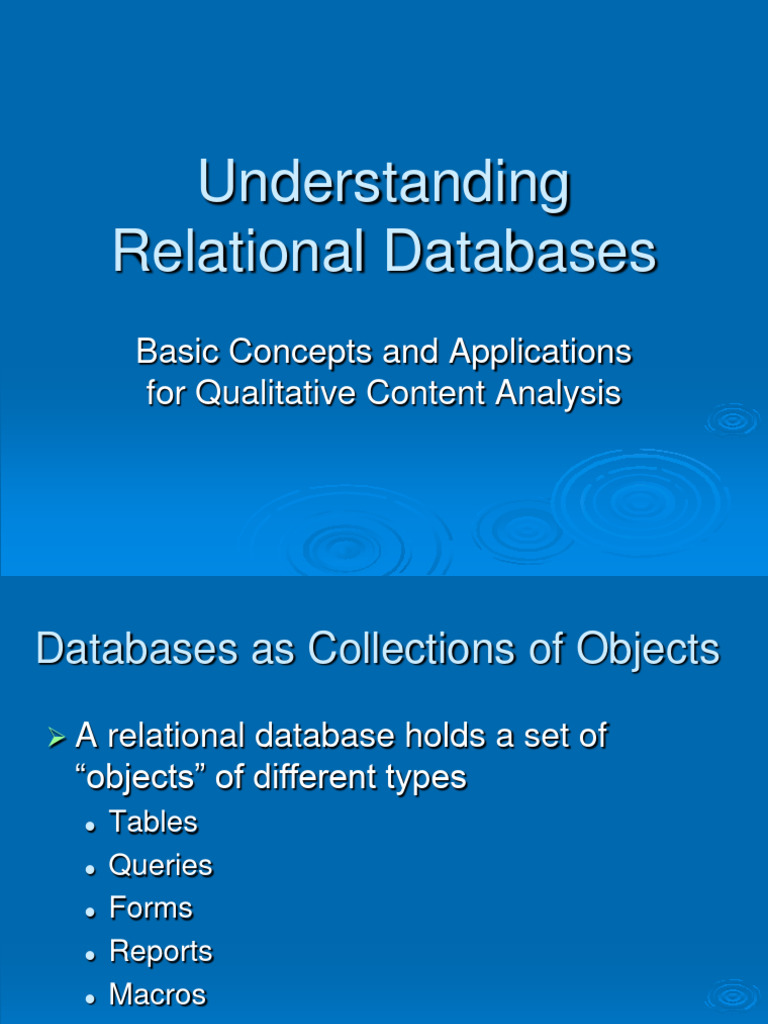 Relational Databases | PDF | Databases | Relational Model Relational Databases | PDF | Databases | Relational Model