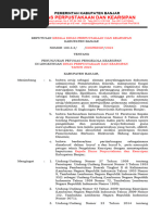 Contoh Out Indicator Peminjaman Arsip | PDF