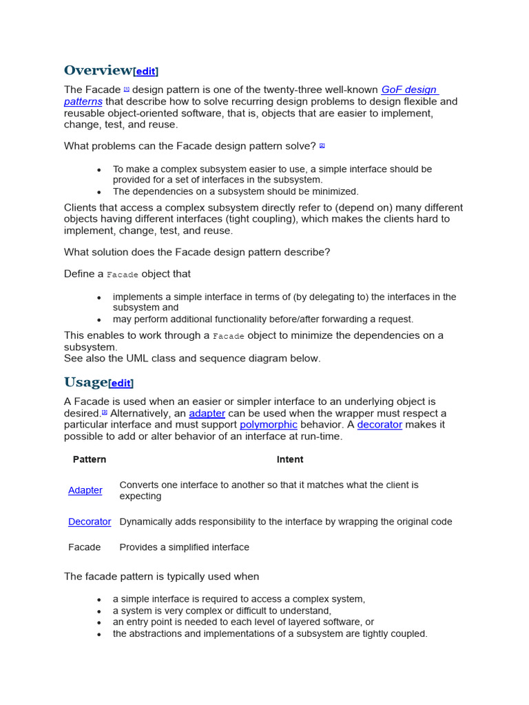 Gof Design Patterns: Adapter Polymorphic Decorator | PDF | Class (Computer Programming ...