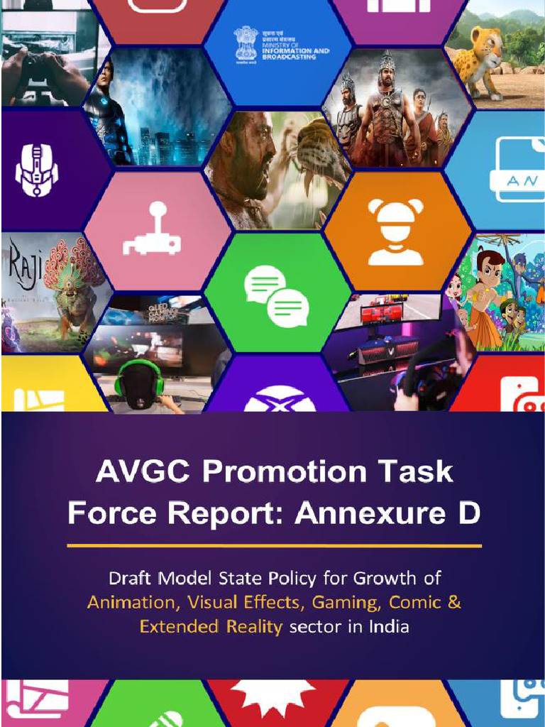 Annexure D - Draft Model State Policy For AVGC-XR Sector | PDF | Computer Generated Imagery ...
