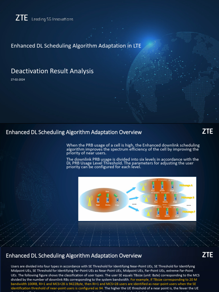 Enhanced Dl Scheduling Algorithm Adaptation V20 Pdf High Speed Packet Access Scheduling 