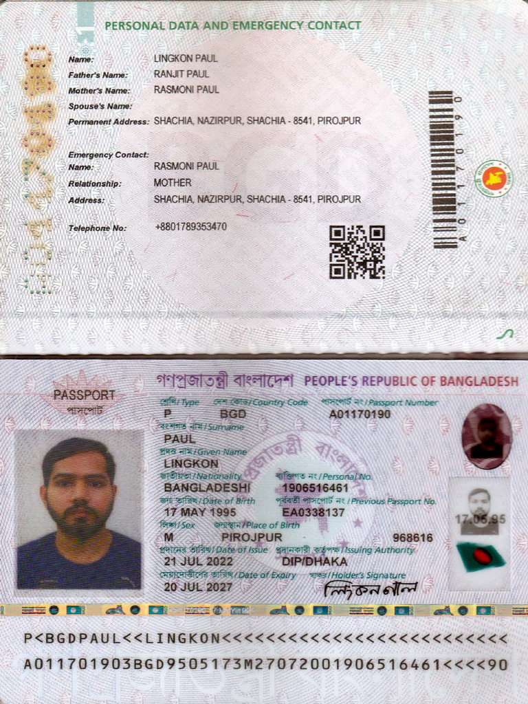 Lingkon Passport | PDF