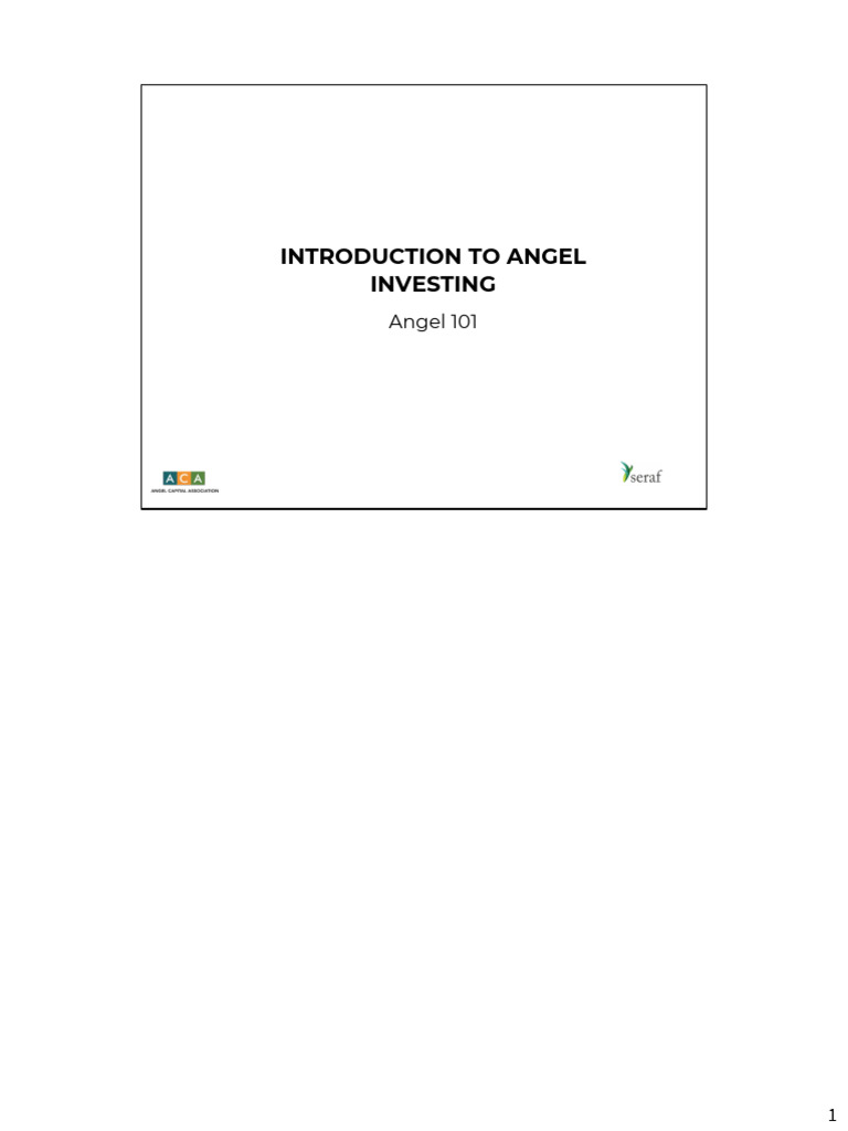 Introduction_To_Angel_Investing_Angel_101_(instructor) | Download Free ...