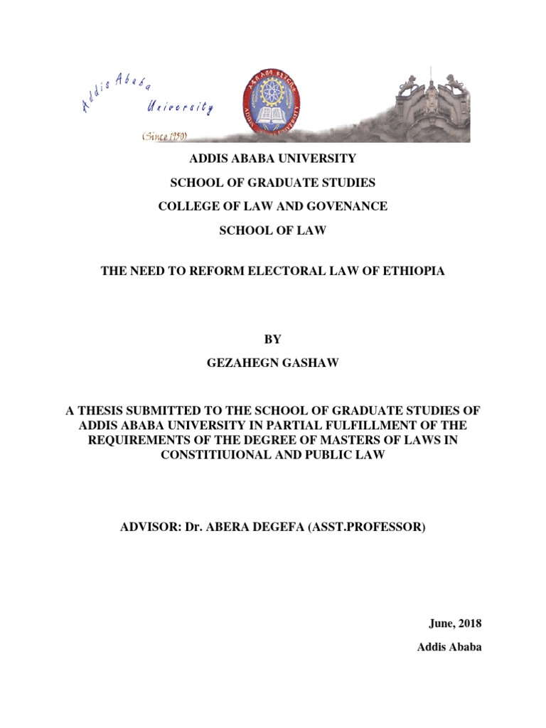 Gezahegn Gashaw | PDF | Elections | Democracy