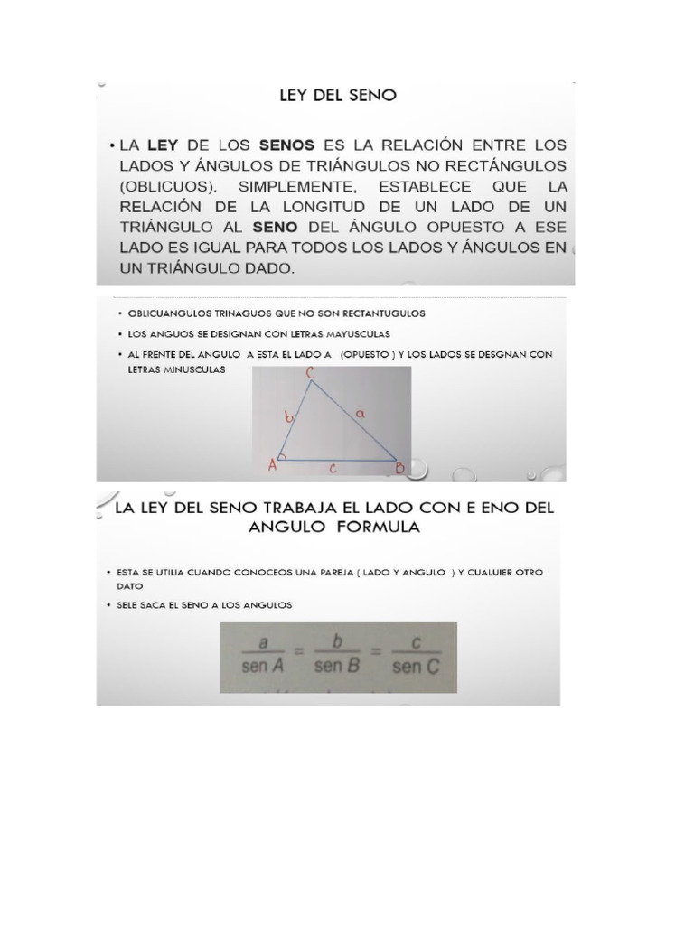 Ley Del Seno | PDF