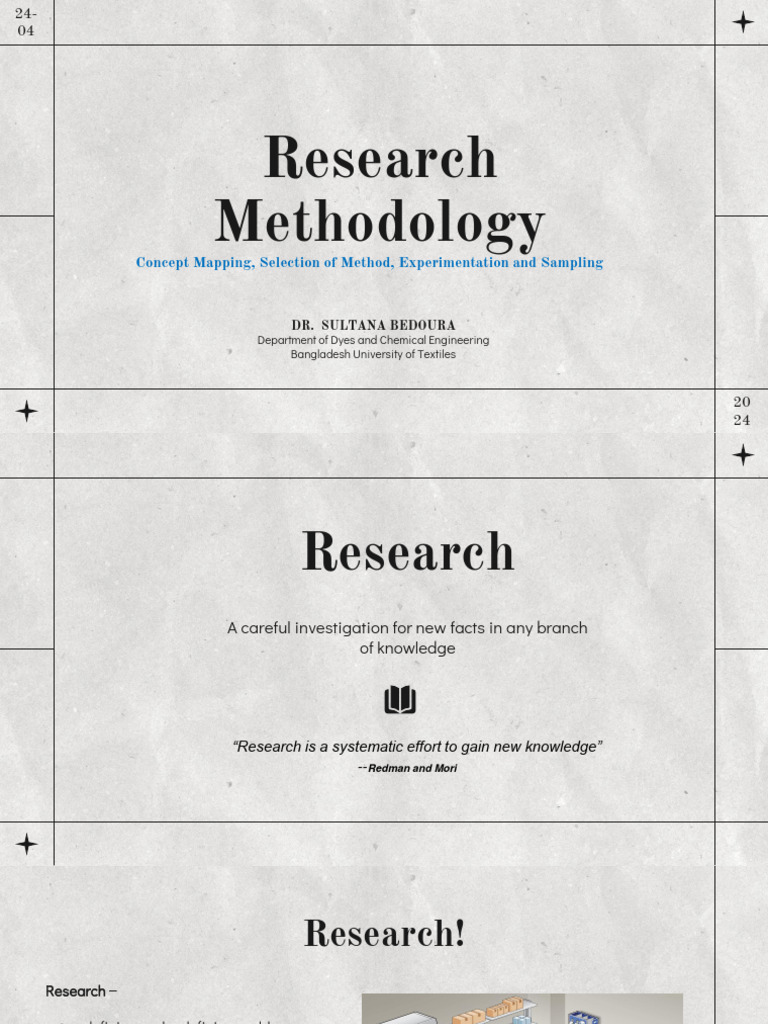 Research Methodology by Dr. Sultana Bedoura | PDF | Methodology | Survey Methodology