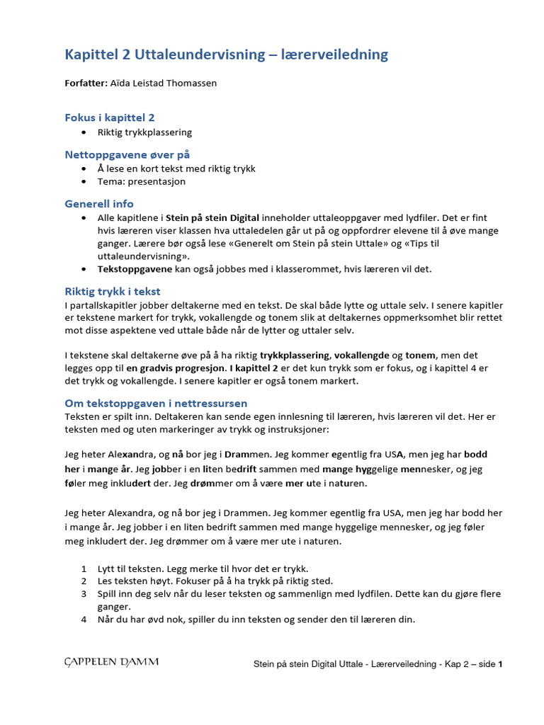 Kap_2_Uttaleundervisning | PDF