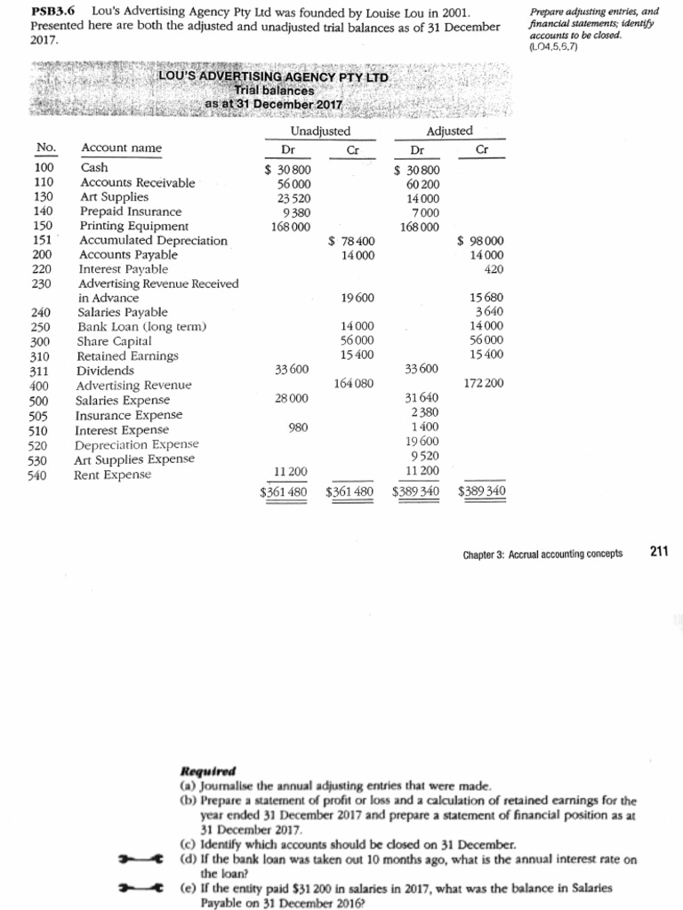 Lesson 3 - Worksheet Adjustments | PDF