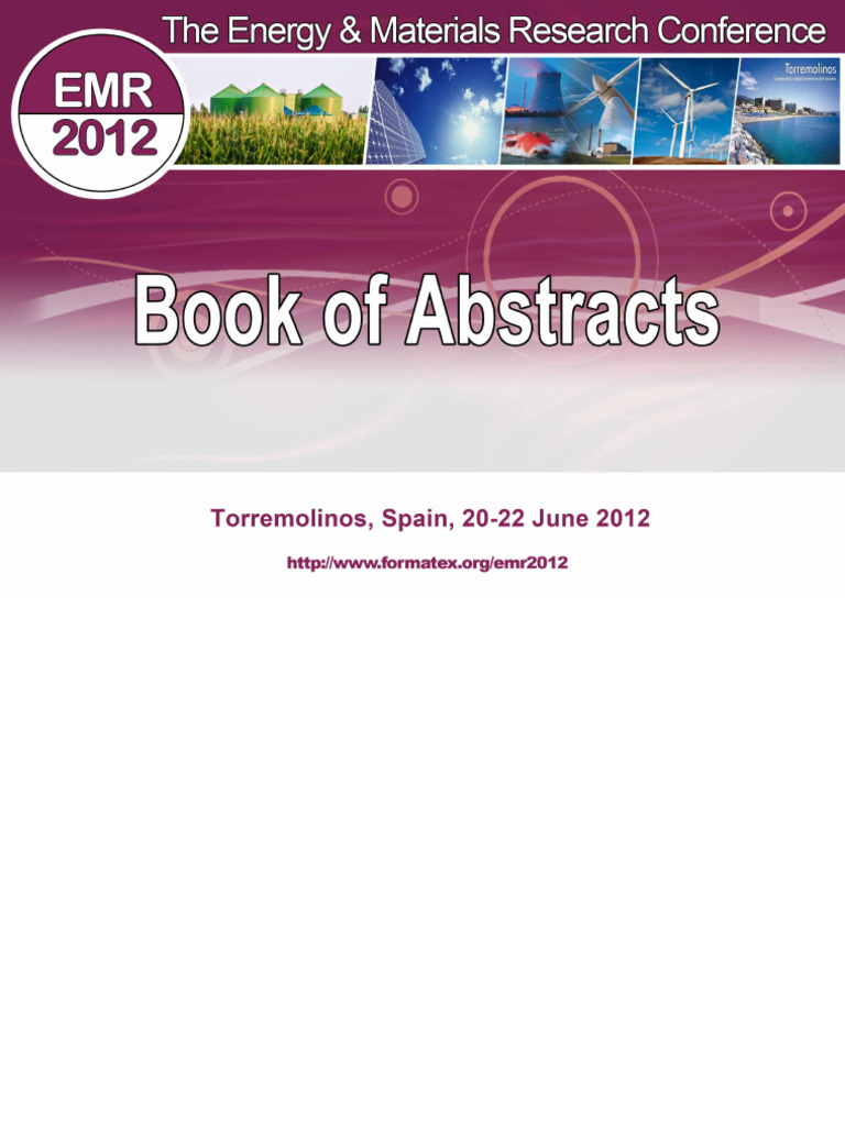 Abstracts Book | PDF | Biofuel | Biodiesel