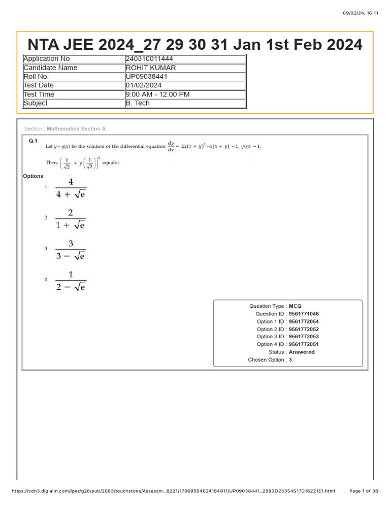 Answer Key | PDF | Multiple Choice | Standardized Tests
