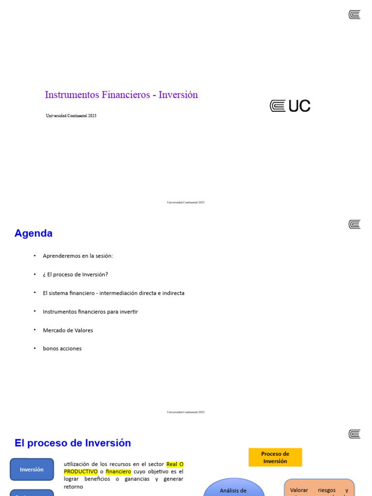 Instrumentos de Inversión para Negocio | PDF | Compartir (Finanzas ...