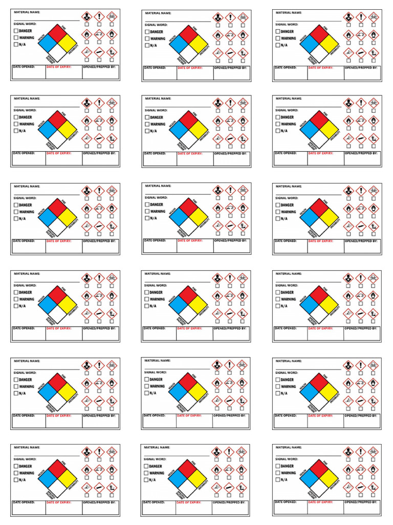 70 X 49 MSDS With Expiry | PDF