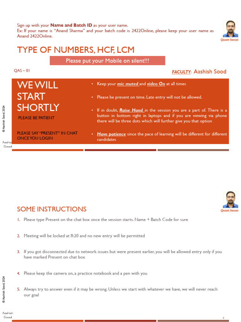 Qas 1 - HCF, LCM | PDF | Number Theory | Mathematics