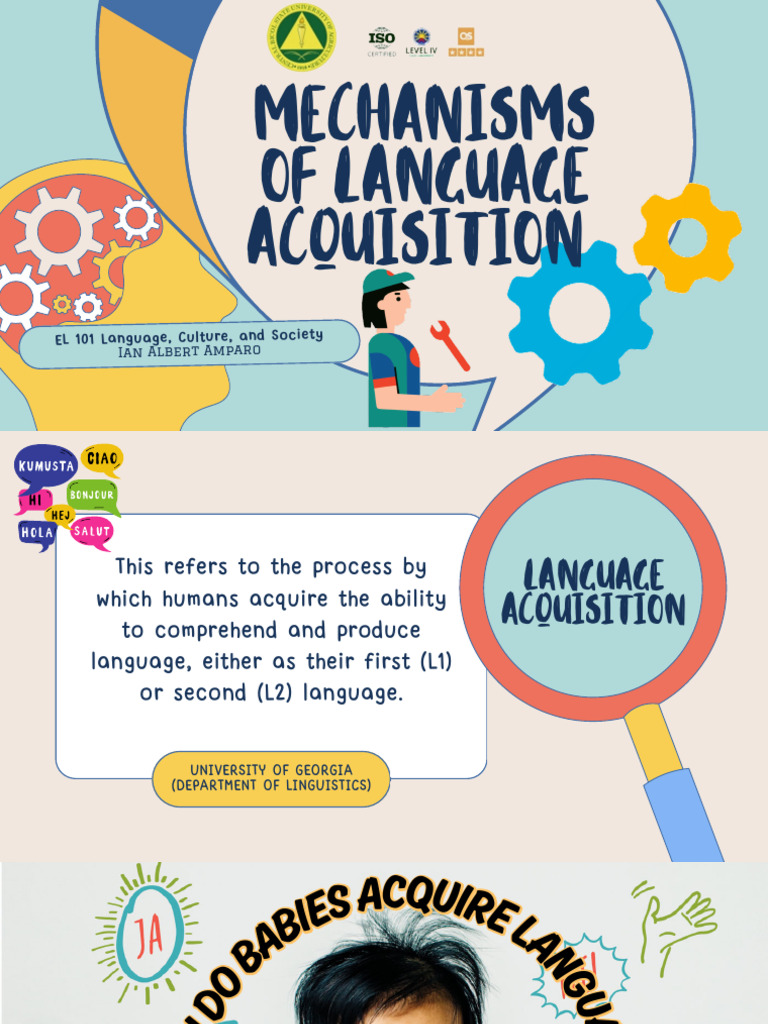 Mechanisms of Language Acquisition | PDF | Language Acquisition | Second Language Acquisition