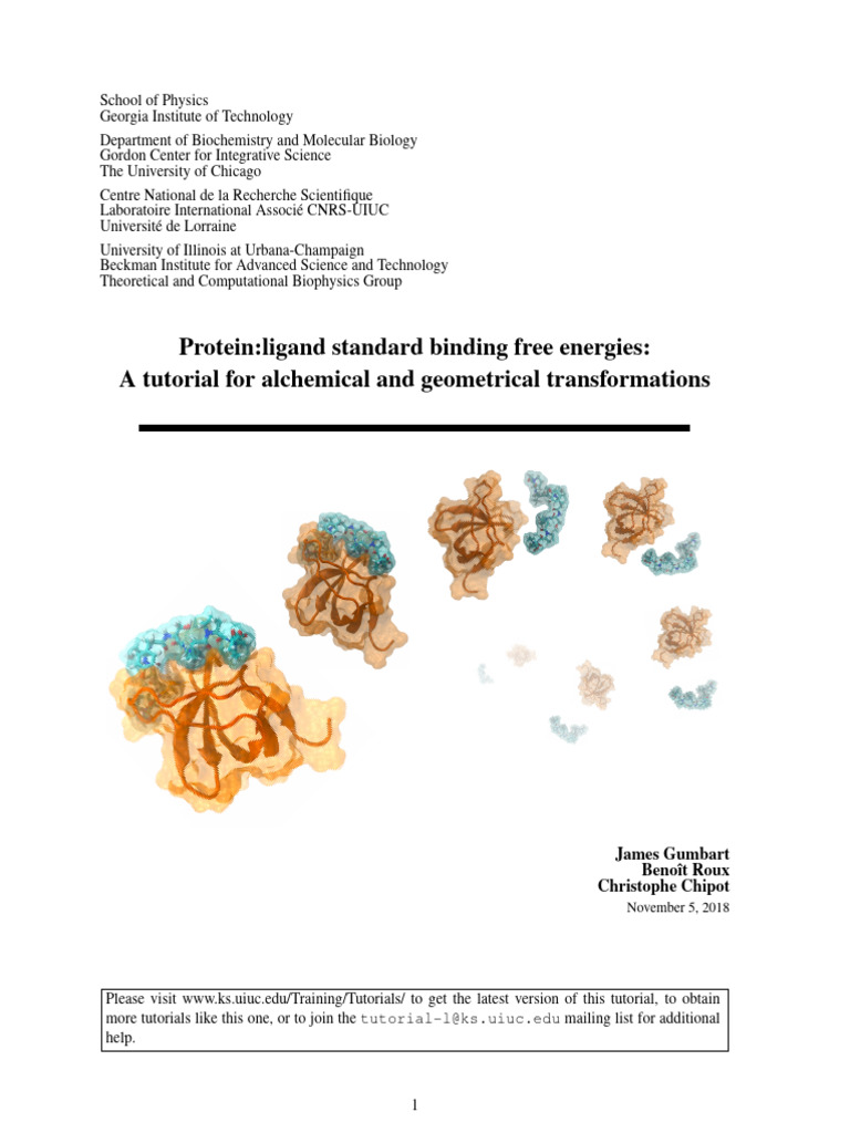 Tutorial Protein Ligand | PDF | Ligand (Biochemistry) | Proteins
