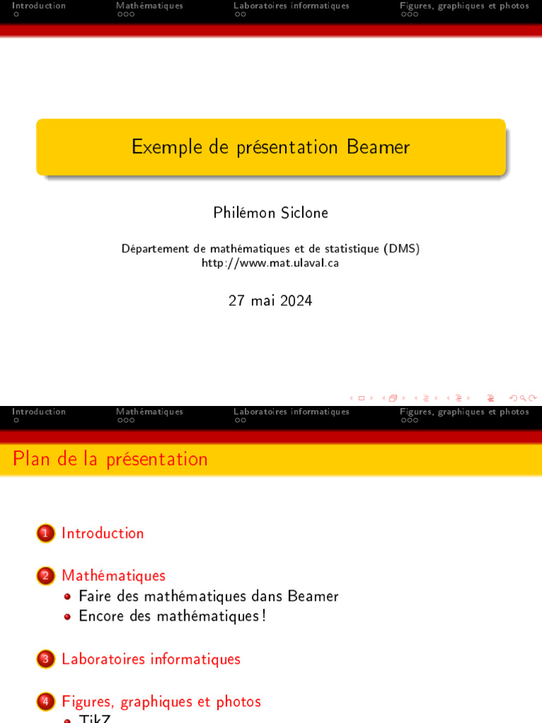 Beamer | PDF | Mathématiques