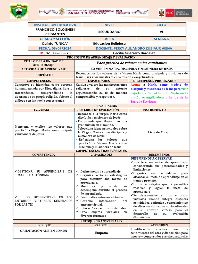 Seman 10 | PDF | Aprendizaje | Maestros