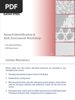 HIRA Risk Assessment Template | PDF | Risk | Hazards