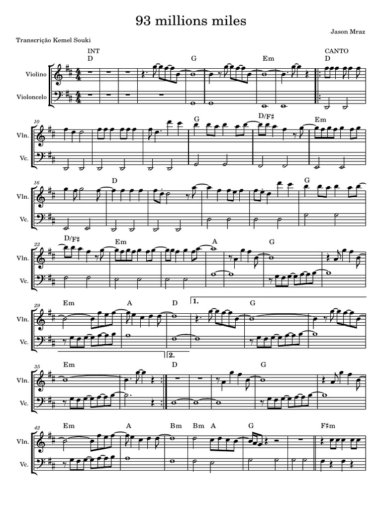 Millions Miles | PDF