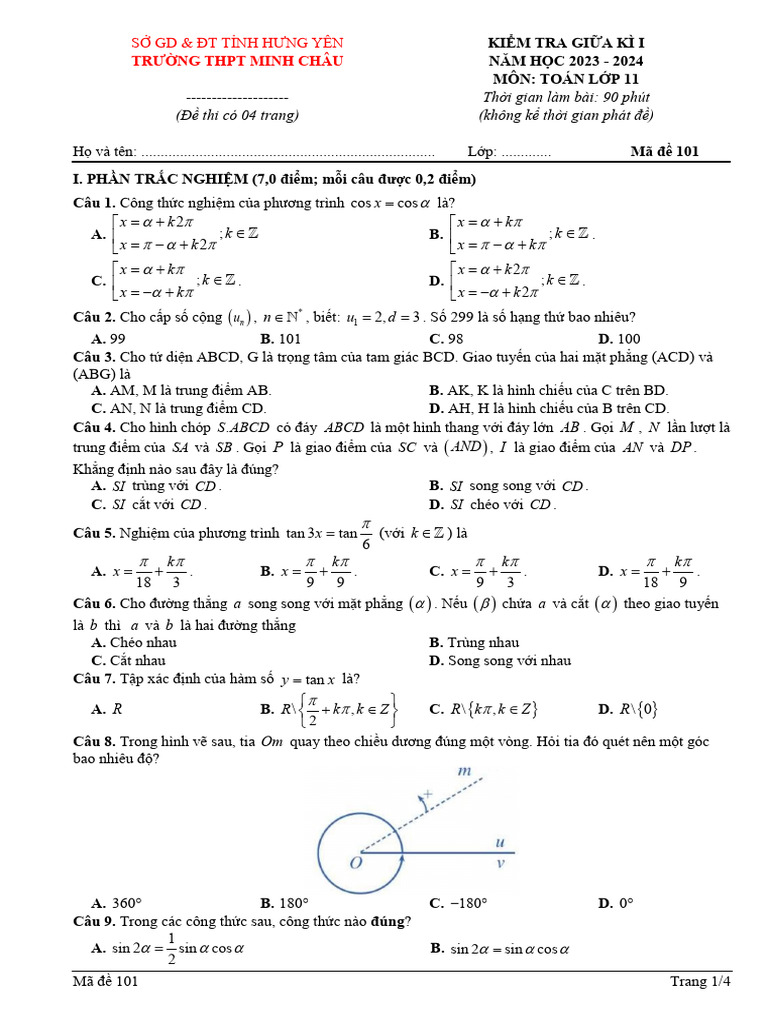 de-giua-ki-1-toan-11-nam-2023-2024-truong-thpt-minh-chau-hung-yen | PDF