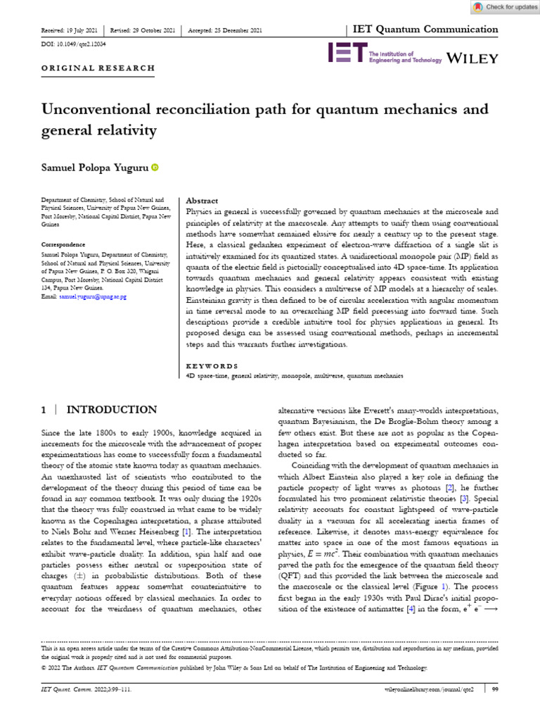 IET Quantum Communication - 2022 - Yuguru - Unconventional ...